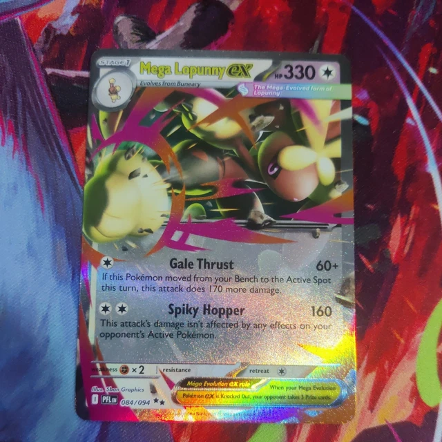 POKÉMON TCG: MEGA Lopunny Ex 084/094 Phantasmal Flames NM/MINT £2.00 - PicClick UK