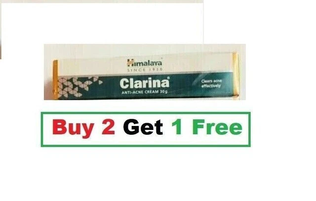 1 X 30 g Himalaya clarina anti-acné crème cicatrice bouton 2026 ...