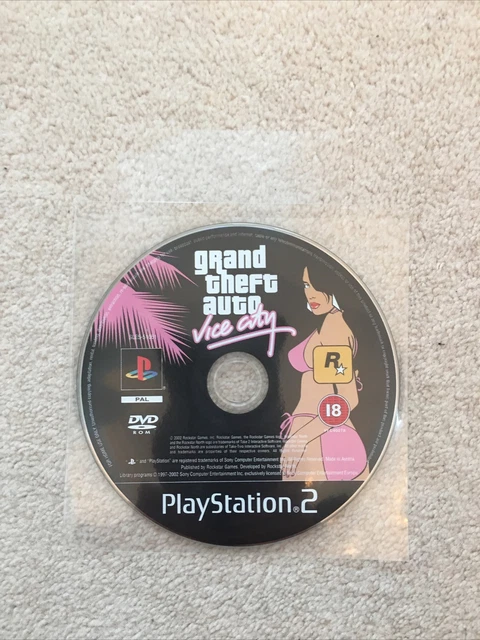 PS2 GRAND THEFT Auto Vice City Disc Only Playstation 2 EUR 4,61 ...