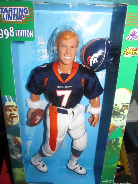 JOHN ELWAY NFL Starting Lineup 12 Inch Action Figure 1998 Denver ...