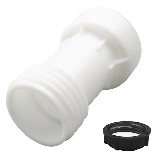 TON BARREL EXTENSION Joint IBC Adapter White Connector With Dust Cover ...
