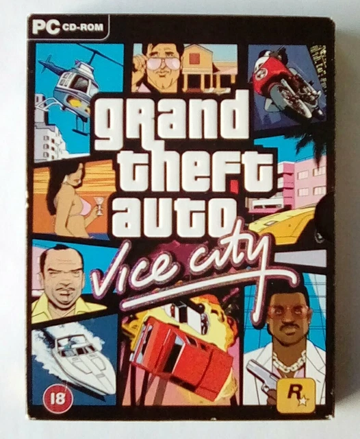 GRAND THEFT AUTO Gta - Vice City Pc Cd Rom Komplett Original ...