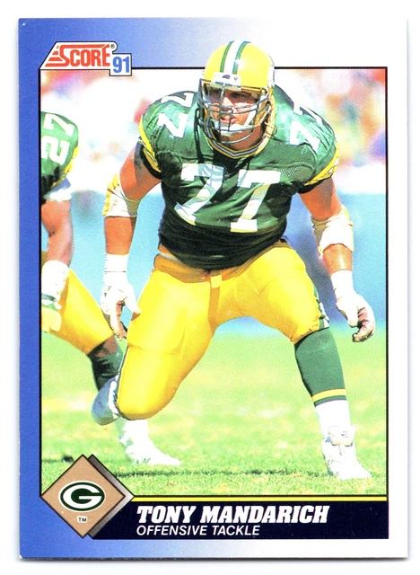1991 SCORE #84 Tony Mandarich Green Bay Packers EUR 1,66 - PicClick FR