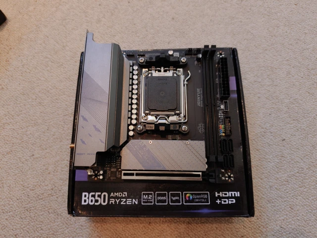 JGINYUE B650I NIGHT DEVIL AM5 ITX Motherboard Ryzen 9000 DDR5 WIFI ...