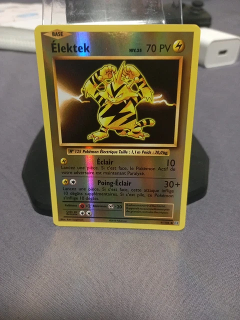 CARTE POKÉMON REVERSE Elektek 41/108 XY12 XY Evolution Français EUR 3 ...