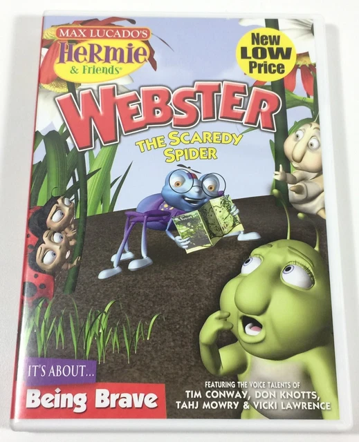 HERMIE & FRIENDS - Webster The Scaredy Spider - DVD Movie - 2005 $6.99 ...
