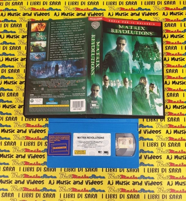 2003 VHS MATRIX RELOADED movie keanu reeves WARNER PIV 21851 132 min ...