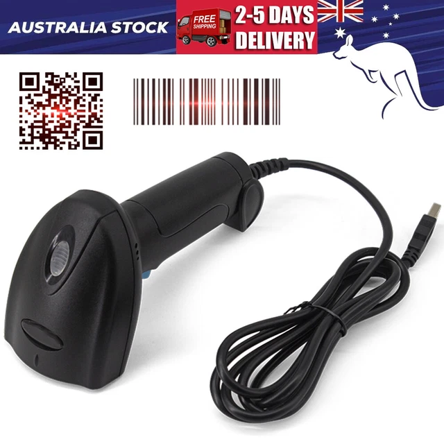 USB WIRED HANDHELD 1D / 2D Bar Code Reader Barcode Scanner Automatic ...