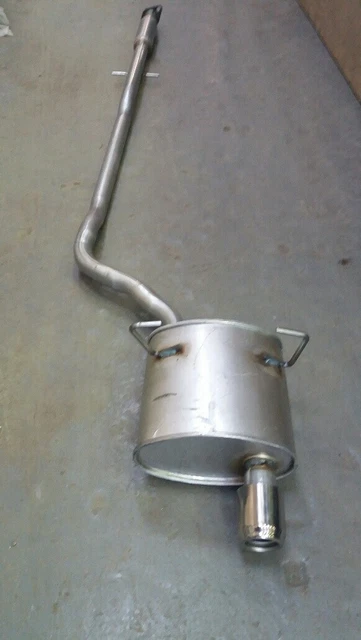 MINI ONE EXHAUST Rear Back Box Silencer Rolled Box For Noiser Throaty ...