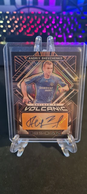 AUTO PANINI 2021-22 Ossidiana Andriy Shevchenko Vulcanico Etch Arancione/50 Chelsea EUR 56,54 ...