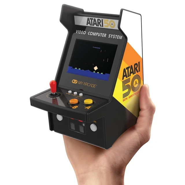 MY ARCADE ATARI Micro Player Pro Portable Retro Arcade 100 Games (Atari ...