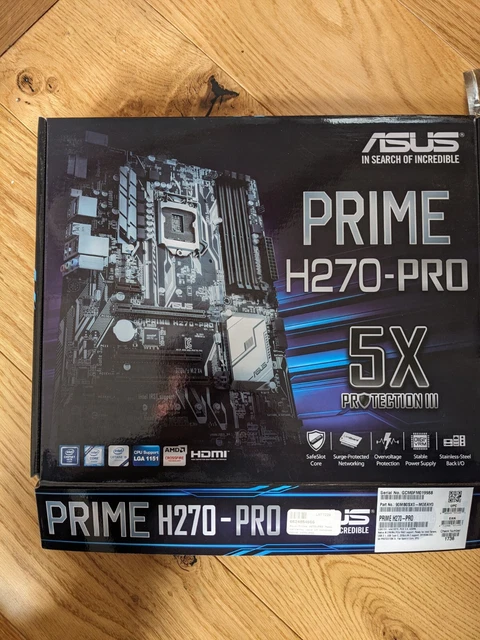 ASUS PRIME H270-PRO Intel H270 ATX Mainboard Sockel 1151 £47.52 ...