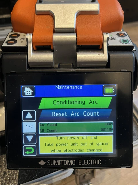 SUMITOMO T-71M12 FIBRE Optic Ribbon Fusion Splicer + Cleaver +Jacket ...