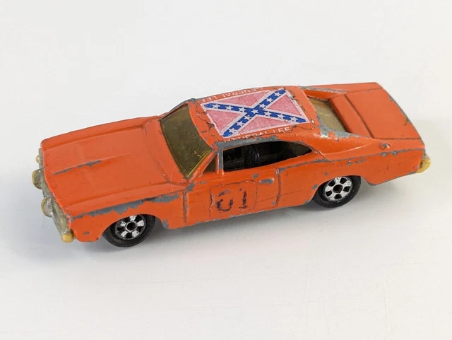 VINTAGE ERLT DUKES Of Hazzard General Lee Car Diecast 1/64 Dodge ...