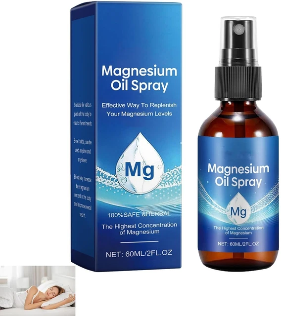 PURE MAGNESIUM OIL Spray Magnesium Oil Spray for Feet 100% Organic ...