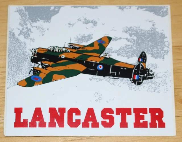 RAF ROYAL AIR Force Avro Lancaster WWII Bomber Sticker £5.00 - PicClick UK