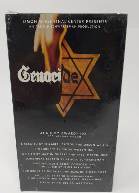 GENOCIDE VHS SIMON Wiesenthal Center Presents 1981 Academy Award ...