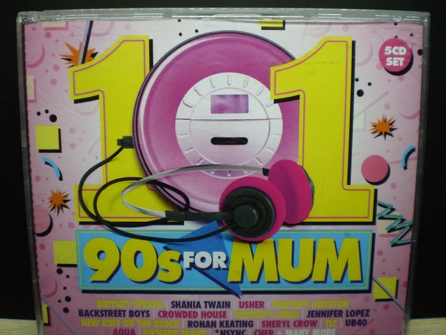VARIOUS - 101 90s For Mum CD (Compilation/Nineties/90's) 5xDISCS ...