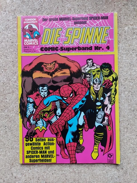 CONDOR - MARVEL Comics - Die Spinne Comic Superband Nr. 4 - Top Zustand ...