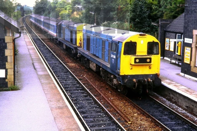 35MM SLIDE BR British Railways Diesel Loco Class 20 20166 Garswood 1990 ...