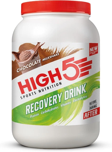 HIGH5 RECOVERY DRINK - Carbohydrate and Whey Protein Powder (20G) for ...