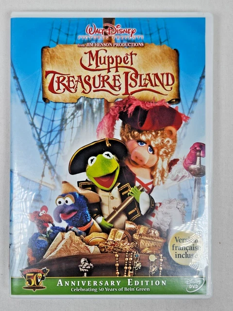 MUPPET TREASURE ISLAND (DVD, 2005, 50th Anniversary Edition) Very Good ...