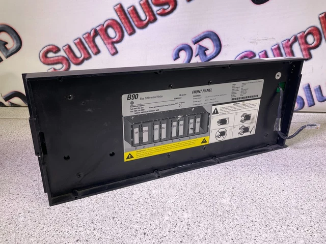 GENERAL ELECTRIC B90 Bus Differential Relay Front Panel * Missing ...