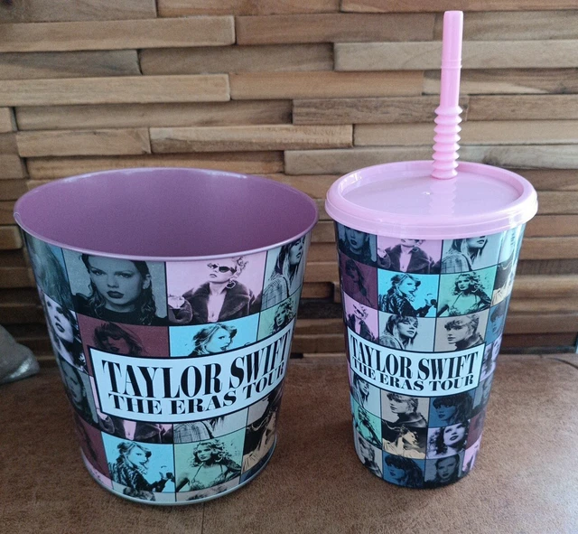 TAYLOR SWIFT ERAS Tour Popcorn Eimer und Becher Fan Set Limited Edition ...