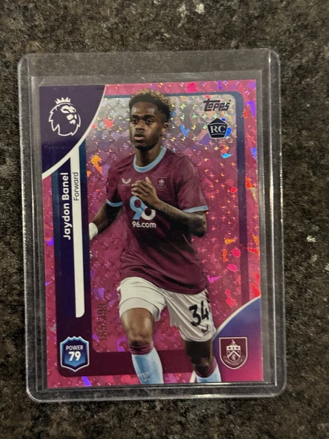 TOPPS PREMIER LEAGUE 2025/2026 - Jaydon Banel Burnley /399 Rookie Card ...