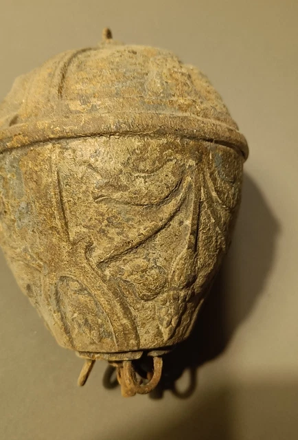 ANCIEN CONTREPOIDS COMPLET En FONTE du XIXe S. monte et baisse Lampe ...