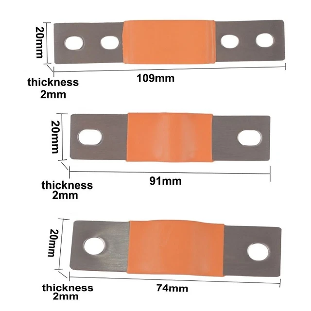 M6 POSTS STRAPS 280Ah Battery Cells Connector Copper Connecter $16.73 ...