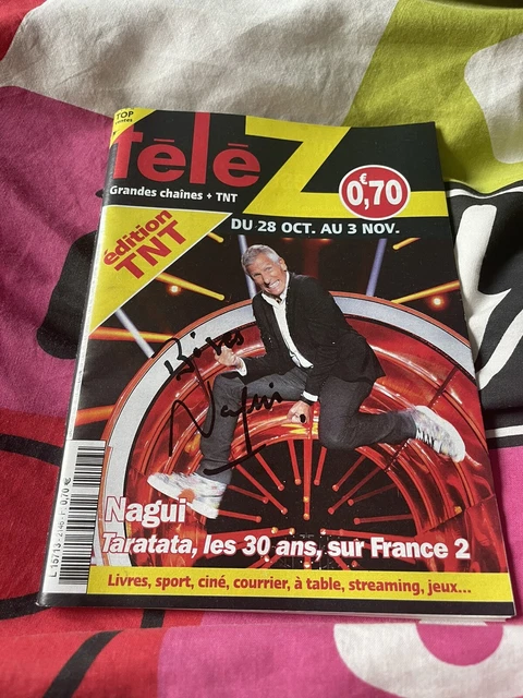TELE Z MAGAZINE Tv Nagui Collector Rare EUR 199,00 - PicClick FR
