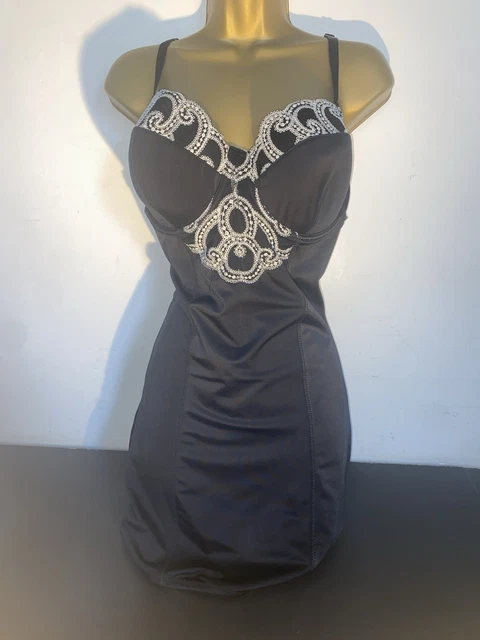FIGLEAVES CURVE GORGEOUS Black Shapewear Dress Size 36Dd £5.00 ...