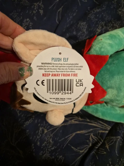 ELF LARGE SOFT Plush Toy 21” TJM £4.75 - PicClick UK