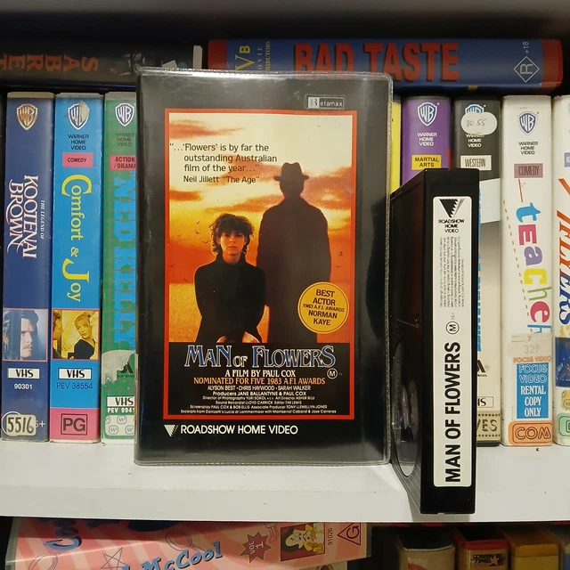 1983 MAN OF Flowers- Roadshow Betamax Not Vhs Beta- Clamshell Big Box ...