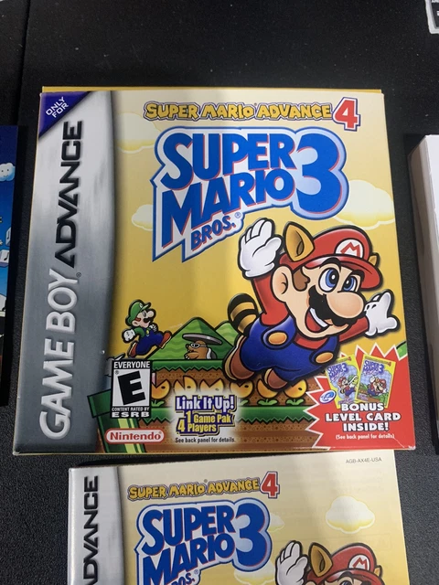 SUPER MARIO ADVANCE 4: Super Mario Bros. 3 Game Boy Advance CIB ...