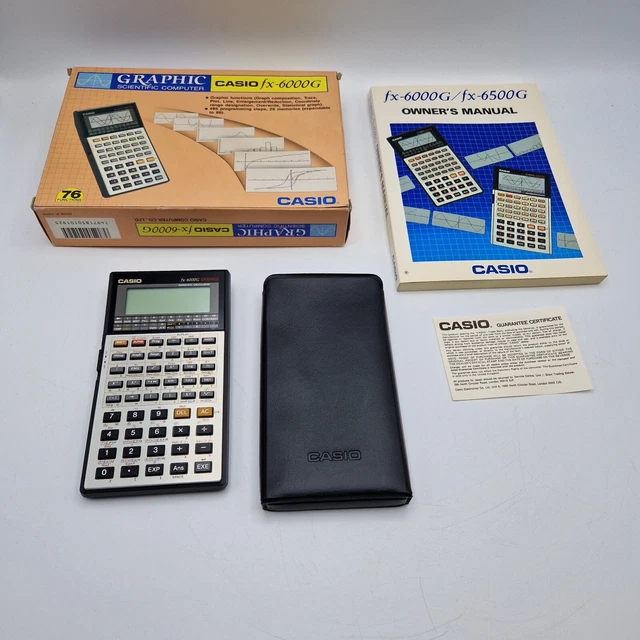 CASIO FX-6000G - Scientific Graphing Programmable Vintage Calculator ...