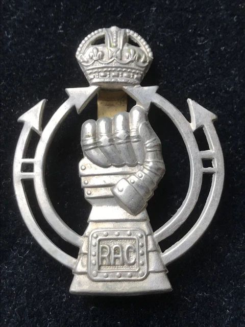 ROYAL ARMOURED CORPS RAC British Army Cap Badge WW2 Slider £14.00 ...