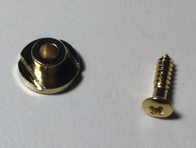 VINTAGE ROUND STRING Tree Guide Retainer GOLD for Electric Guitar $4.99 ...