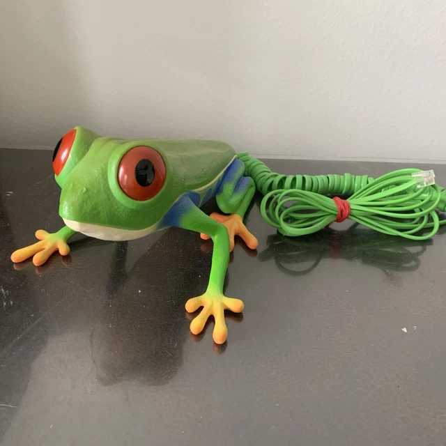 VINTAGE 1990S DISCOVERY Kids Tree Frog Figural Animal Landline ...