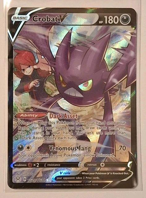 CROBAT V - TG20/TG30 - Lost Origin Trainer Gallery - Pokemon EUR 14,95 ...