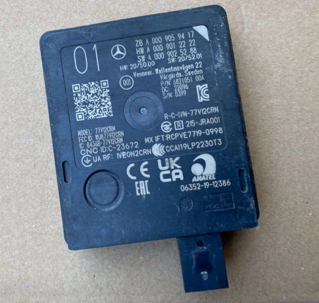 ORIGINAL MERCEDES-BENZ RADARSENSOR Steuergerät radar unit A0009059417 ...