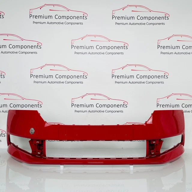 SKODA FABIA FRONT Bumper Skin Genuine Red MK3 Face Lift 2018 - 2022 ...