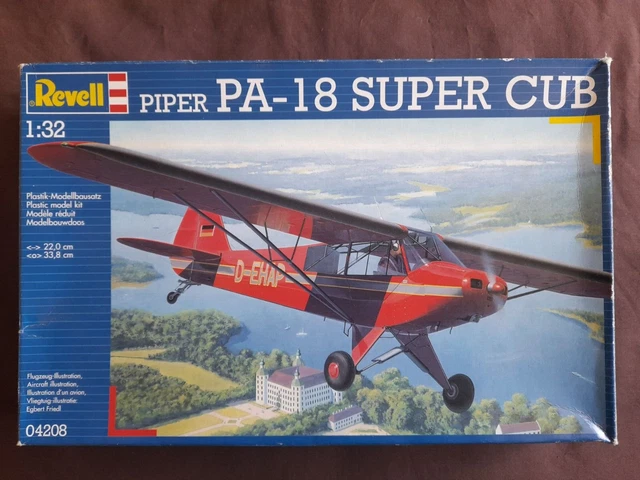 REVELL 1:32 PIPER PA-18 Super Cub aircraft model kit #04208 *COMPLETE ...