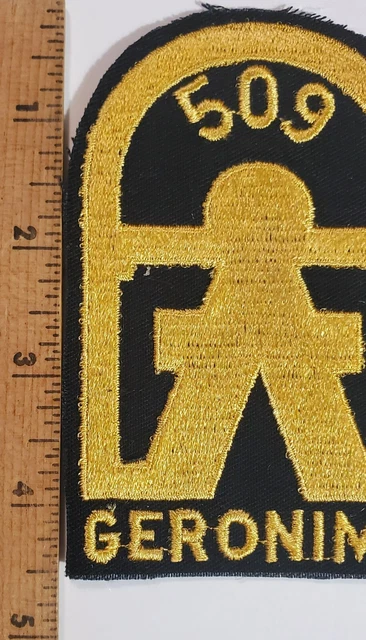 REPRODUCTION WW2 US Army Airborne Unit Patch 509 PIR Parachute Infantry ...