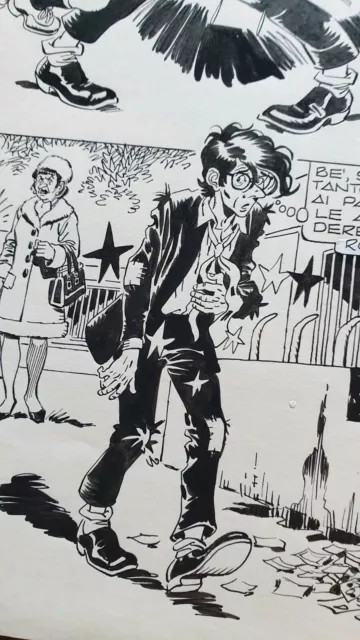 LOT DE 2 planches originales BD Sam Bot magnifique 1976. MAGNIFIQUE ...