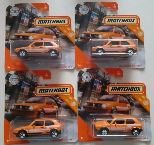 MATCHBOX ORANGE VW Volkswagen Golf MK1 All New & Sealed Short card EUR ...