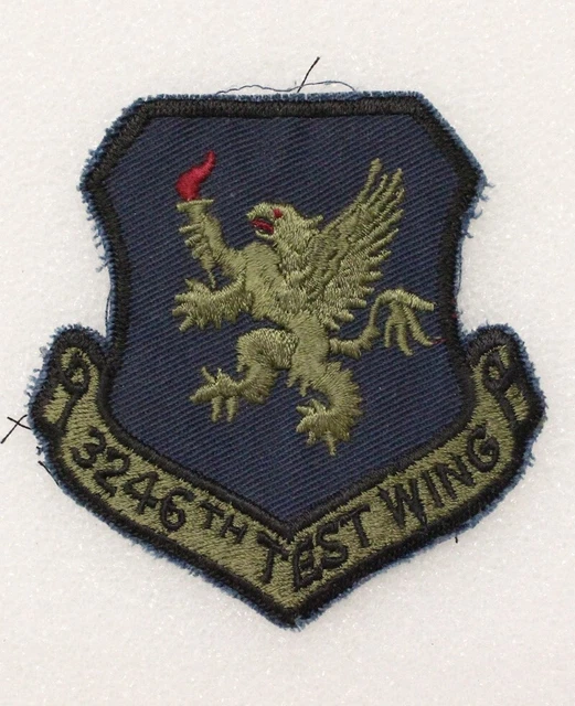 USAF AIR FORCE Patch 4265: 3246th Test Wing - subdued £5.32 - PicClick UK