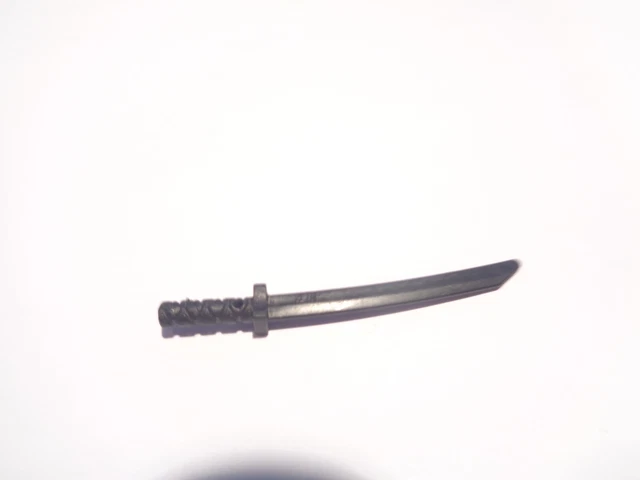5 X LEGO Minifigure Weapon Sword, Shamshir/Katana (30173) Noir Black ...