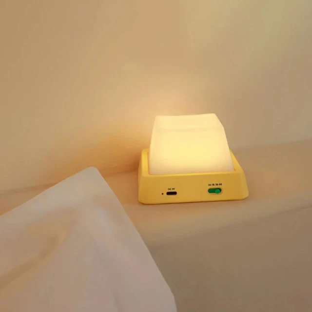 TIMING FUNCTION LED Night Lights Simple Design Led Lamp Decor Room ...